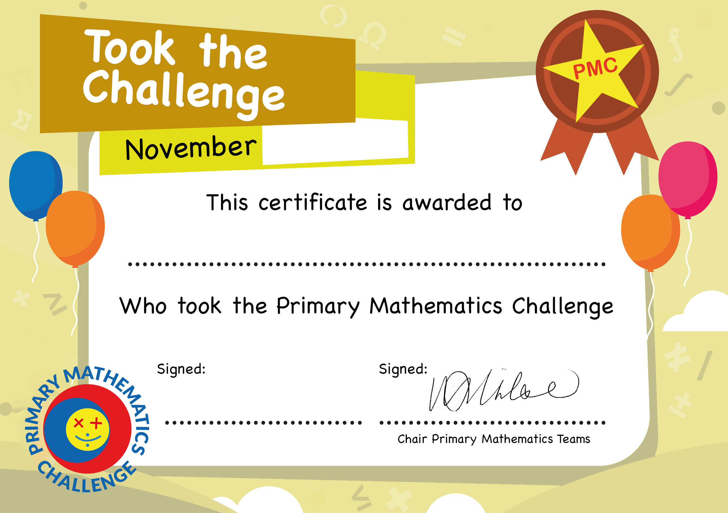 Primary Maths Challenge - Bonus Round 2024